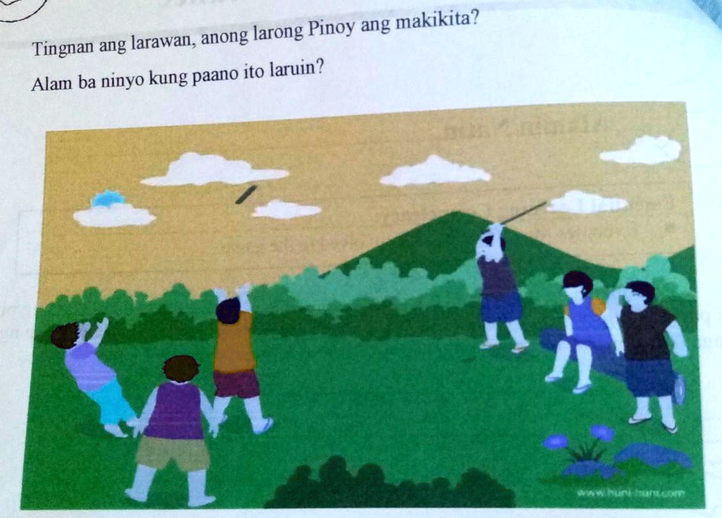 SOLVED: Tingnan ang larawan, anong larong Pinoy ang makikita?Alam ba ... SOLVED: Tingnan ang larawan, anong larong Pinoy ang makikita?Alam ba ...