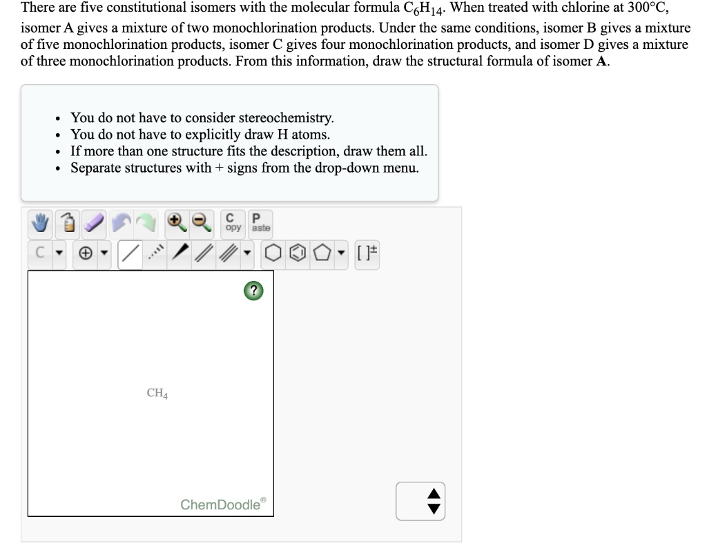 SOLVED: There are five constitutional isomers with the molecular ...