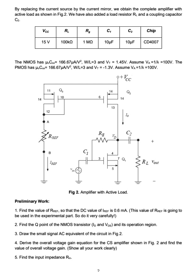 by replacing the current source by the current mirror we obtain the ...