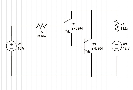 for the circuit in the figure determine the expression of the collector ...