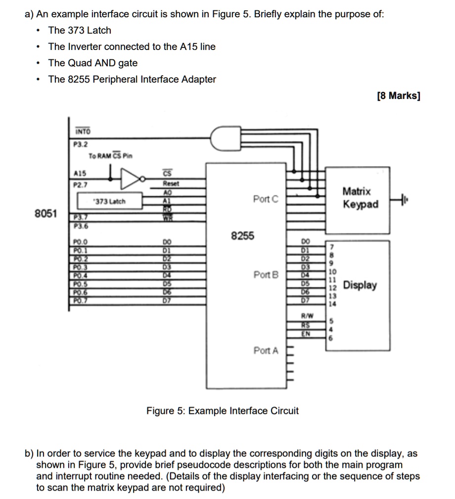 a an example interface circuit is shown in figure 5 briefly explain the ...