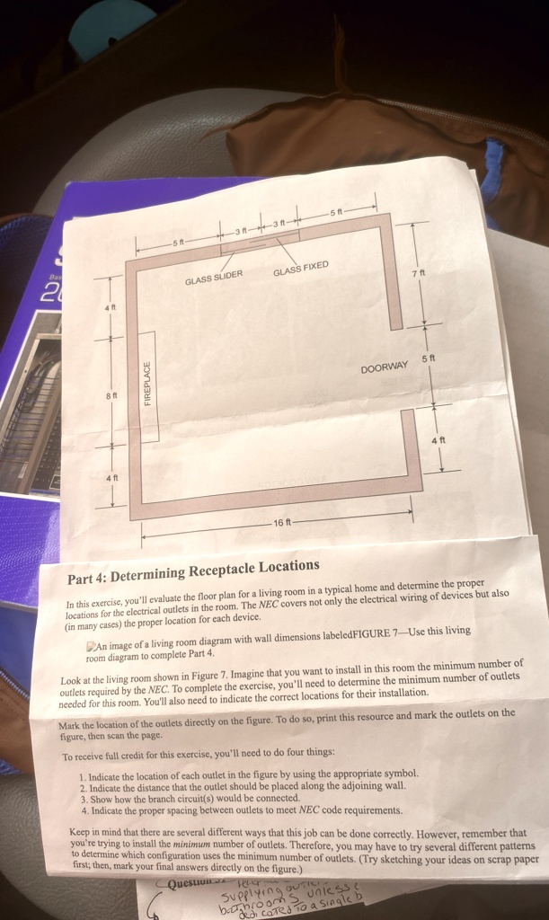 part 4 determining receptacle locations in this exercise youll evaluate ...