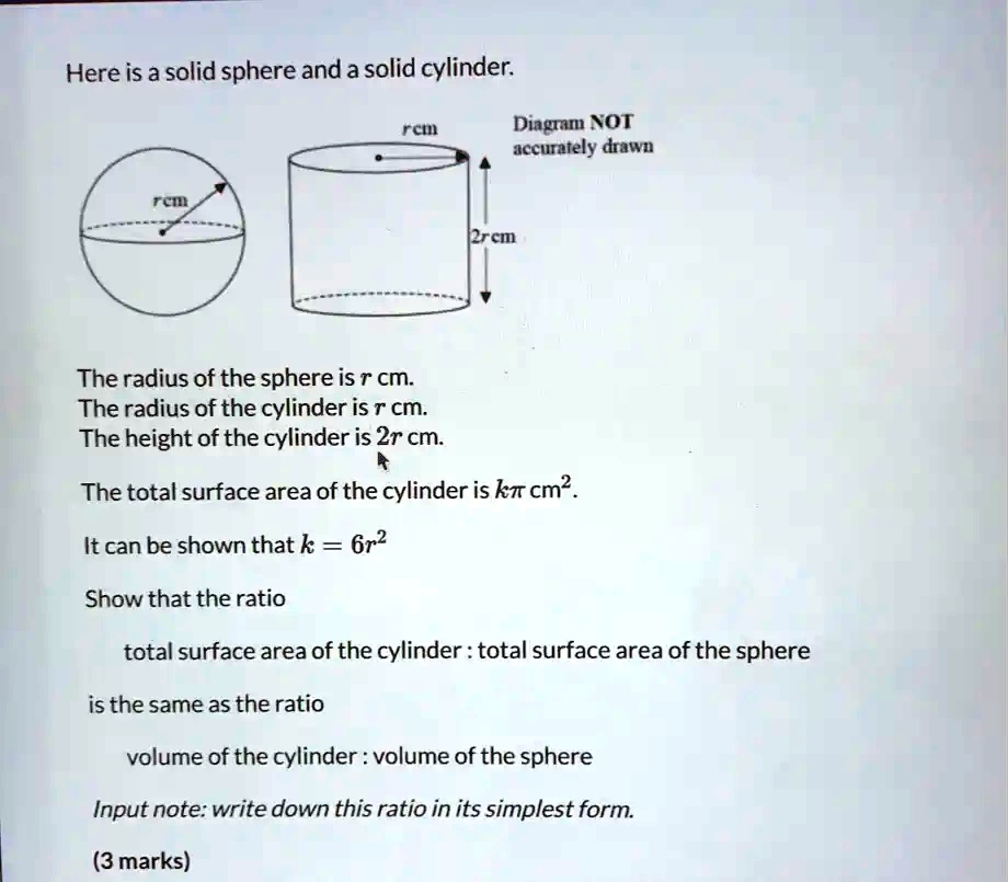 Here is a solid sphere and a solid cylinder. rcm rcm 2rcm Diagram NOT accurately drawn The ...