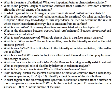 What is the nature of radiation? What two important features ...