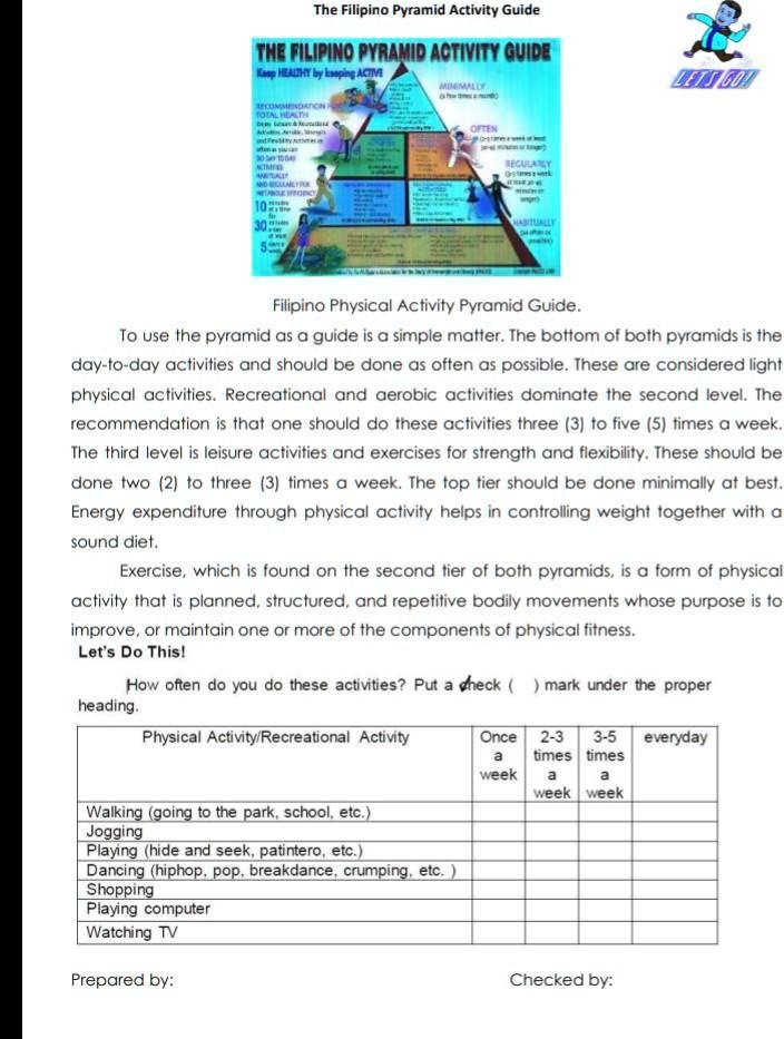 pa help po pasa napo bukas salamat po the filipino pyramid activity ...