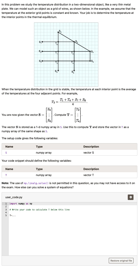 plate we can model such an object as a grid of wires as shown below in the example we assume ...