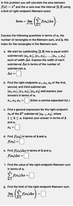 SOLVED: Texts: In this problem, you will calculate the area between f and the z-axis over the ...