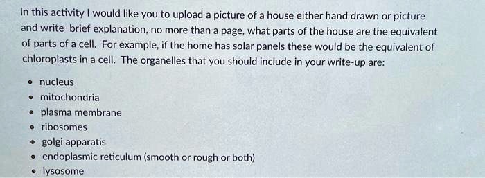 SOLVED: This activity would like you to upload a picture of a house ...