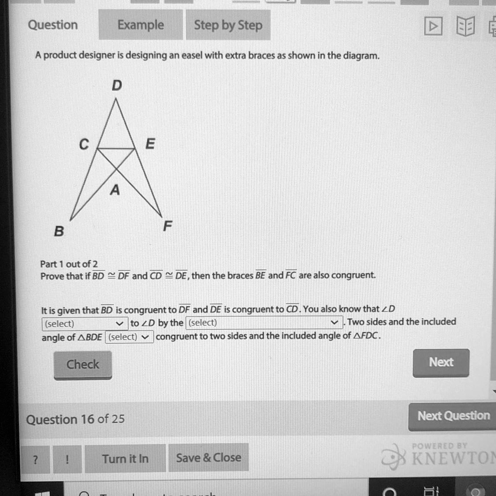 SOLVED: Please help, I'm giving 10 points. Question: Example: Step by ...