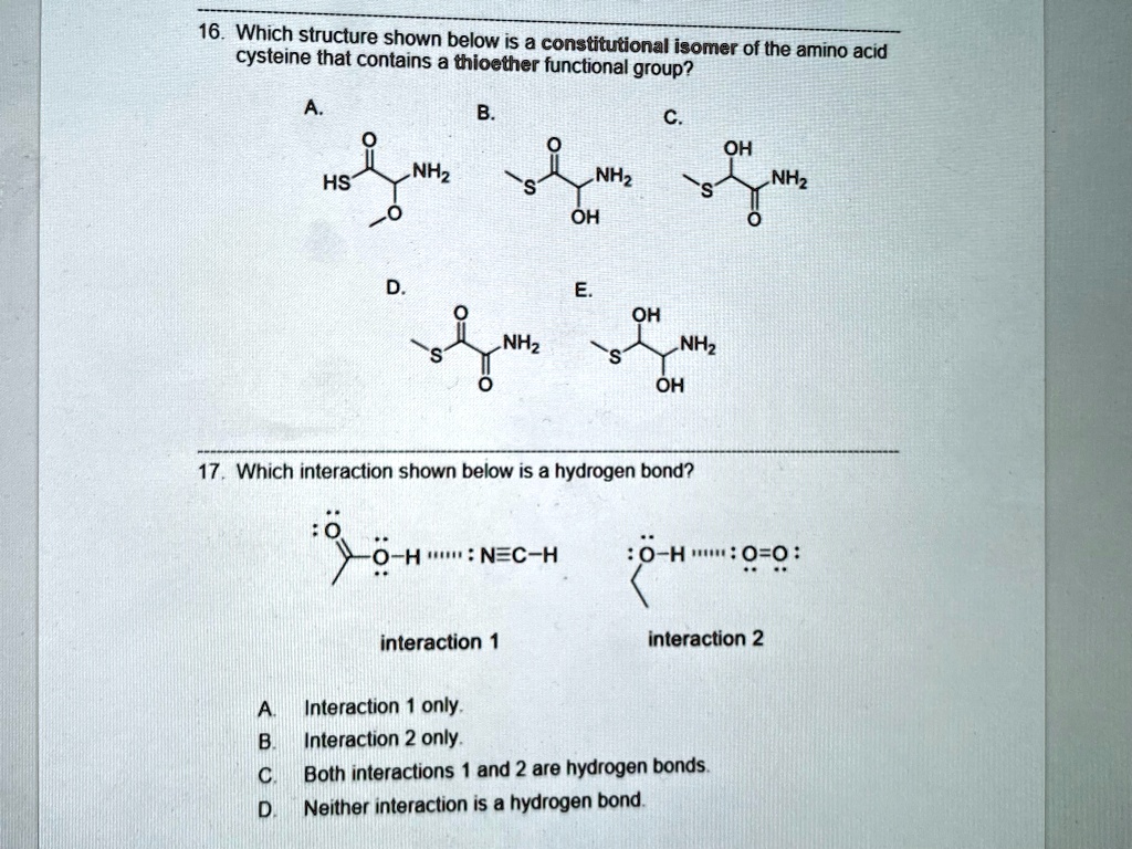 [GET ANSWER] 16. Which structure shown below is a constitutional isomer ...