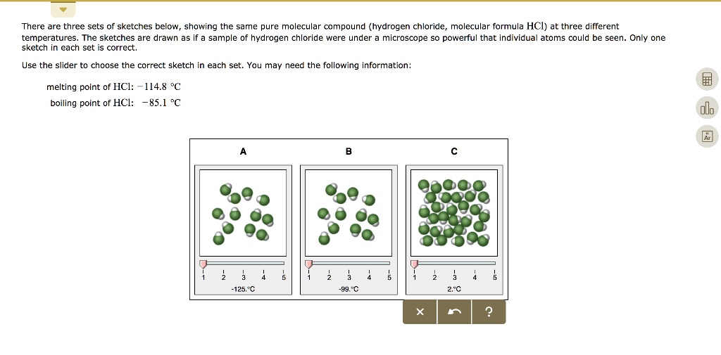 there are three sets of sketches below showing the same pure molecular ...