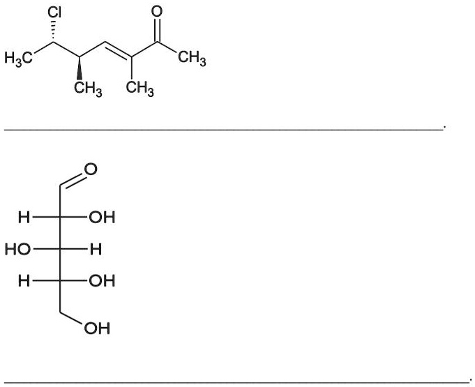 SOLVED: 1.Write the IUPAC name of the following molecules. CI H CH3 CH3 ...