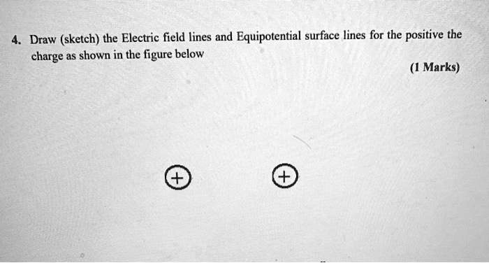 SOLVED: Draw (sketch) the Electric field lines and Equipotential ...