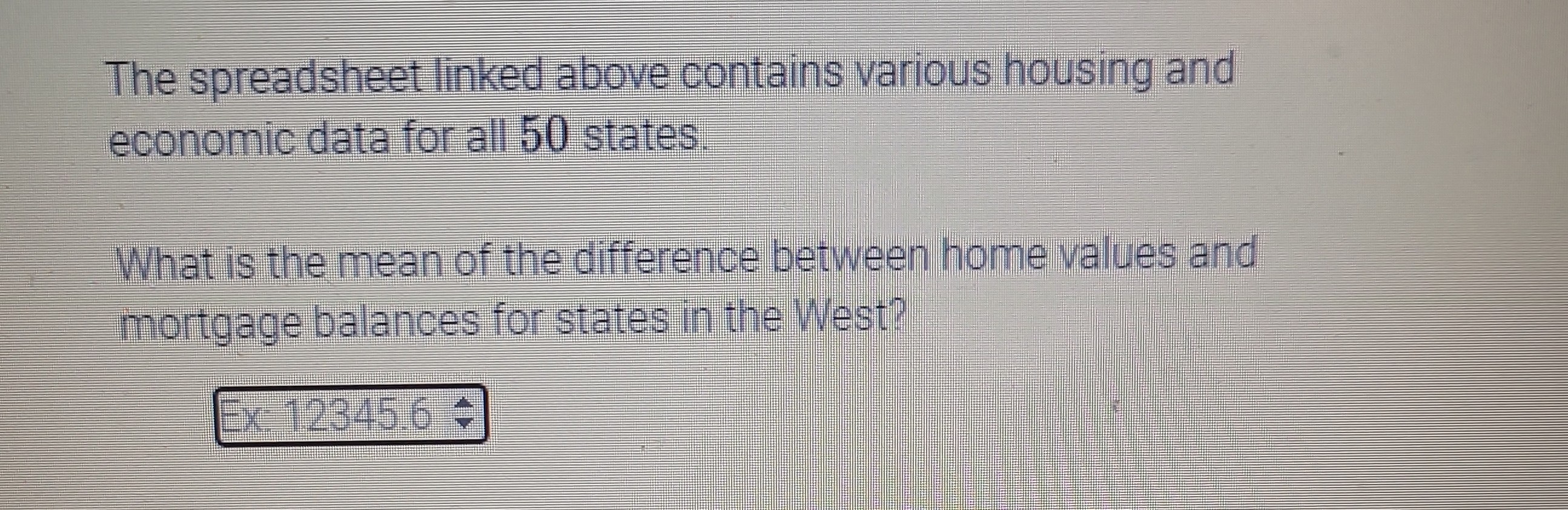 The spreadsheet linked above contains various housing and economic data ...