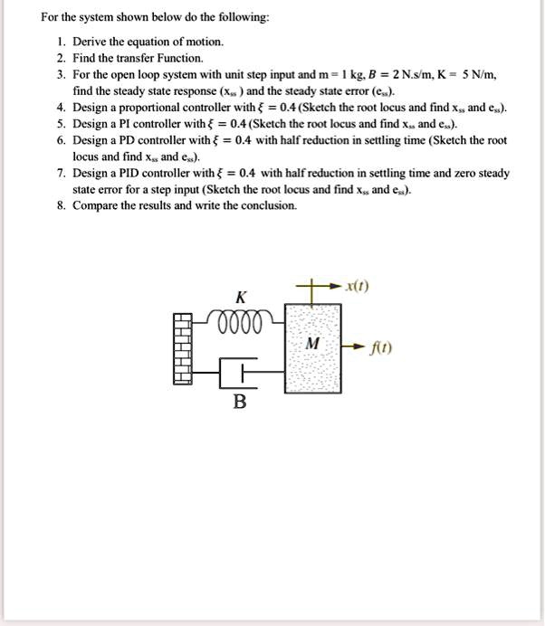 SOLVED: Please write the answers clearly and take a clear pic. For the ...
