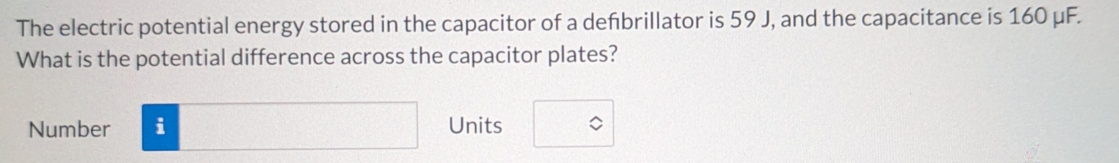 The electric potential energy stored in the capacitor of a ...