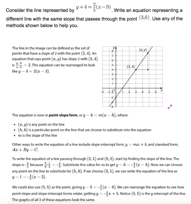 SOLVED: A x+B y=C y-1=-()/()