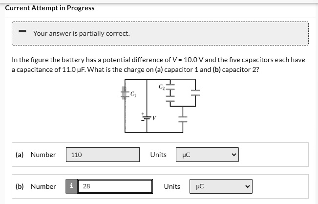 SOLVED: 25 (4) Current Attempt in Progress Your answer is partially correct In the figure the ...