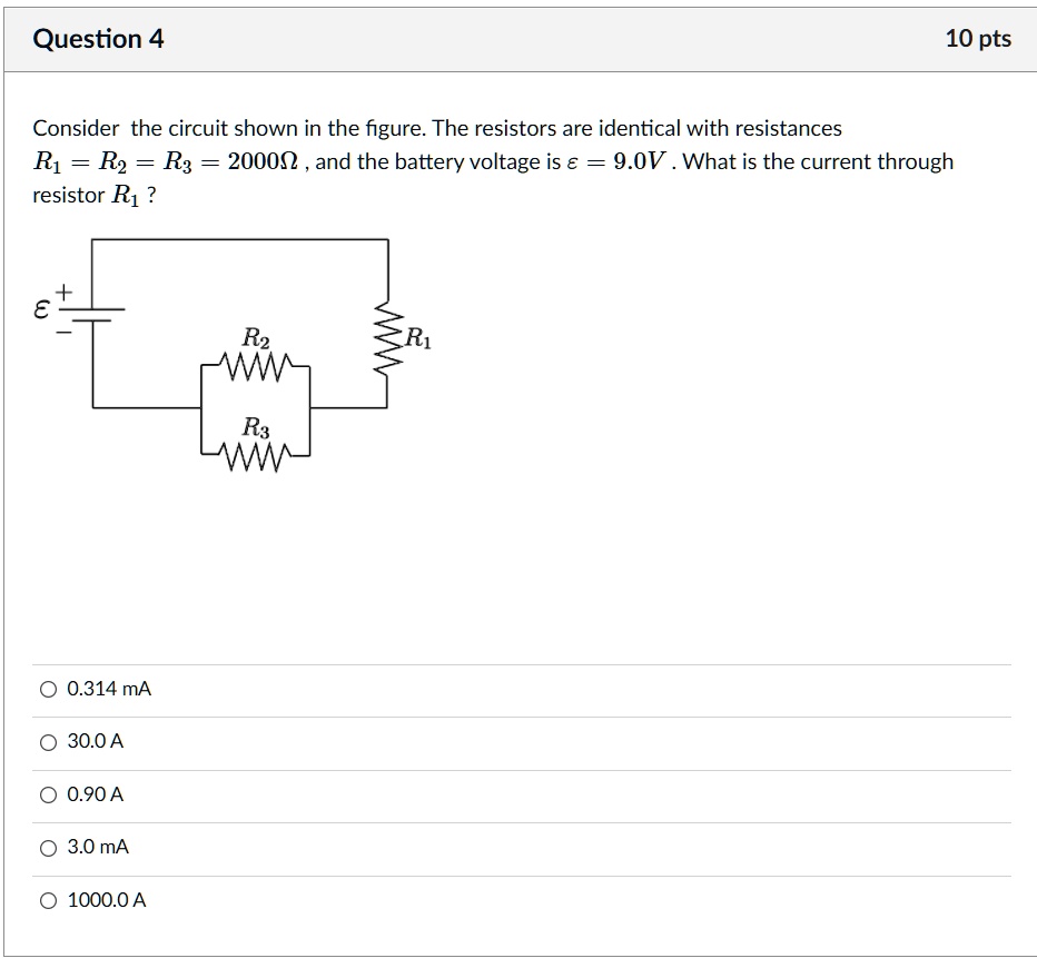 SOLVED: Consider the circuit shown in the figure. The resistors are identical with resistances ...