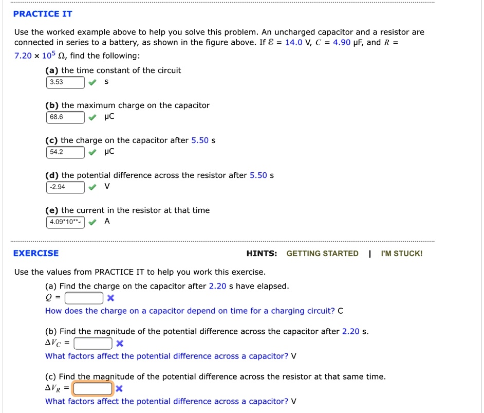 Practice it use the worked example above to help you solve...