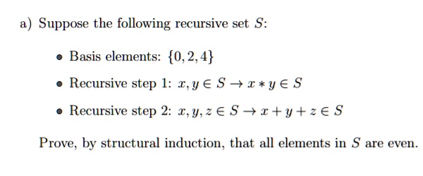 Prove Using Structural Induction With All The Steps Introduction Base