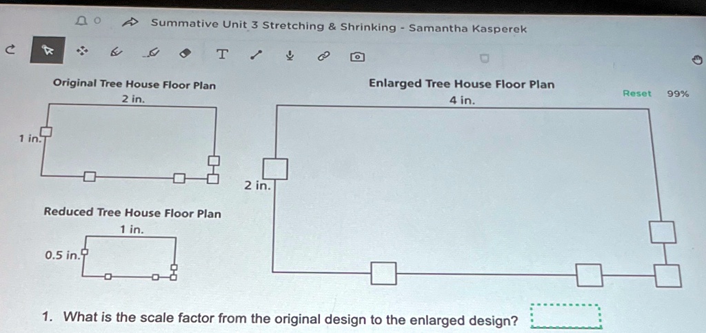 Summative Unit 3: Stretching Shrinking Samantha Kasperek Original Tree ...