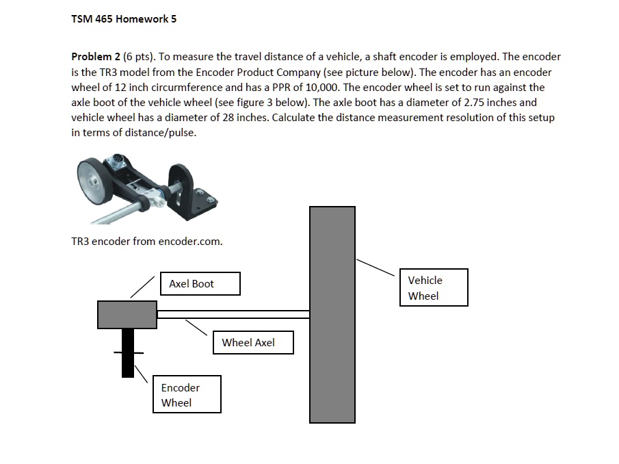 tsm465homework5 problem 26 ptsto measure the travel distance of a ...
