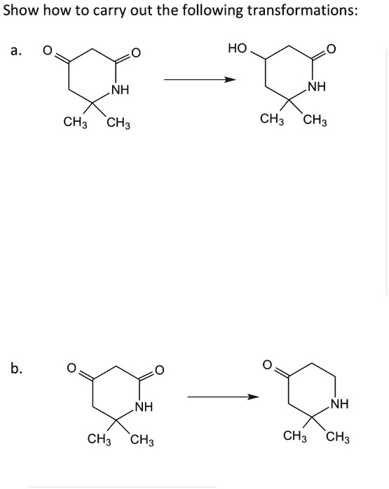 SOLVED: Show how to carry out the following transformations: HO NH NH ...
