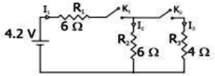 SOLVED: A circuit is set up as shown in the figure. Calculate the ...