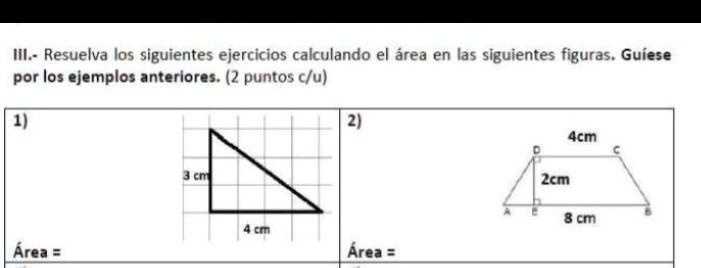 SOLVED: Resuelva los siguientes ejercicios calculando el area en las ... SOLVED: Resuelva los siguientes ejercicios calculando el area en las ...