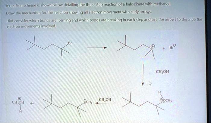 SOLVED: A reaction scheme is shown below detailing the three step ...