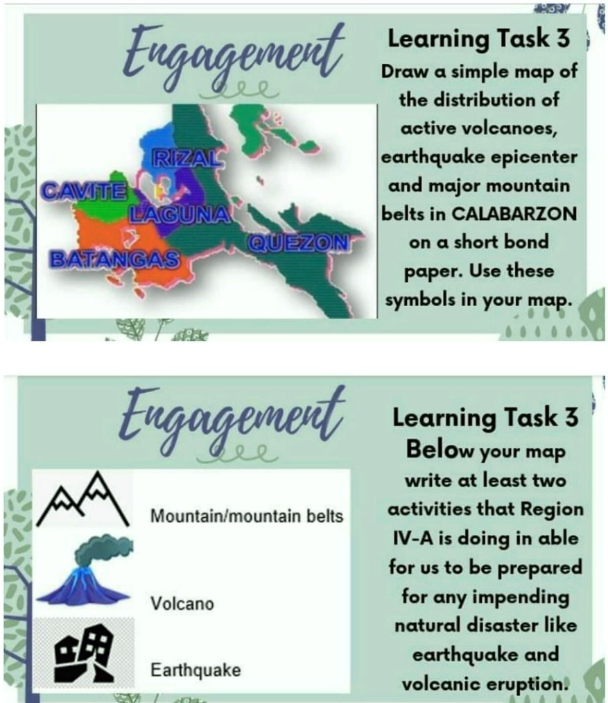 Learning Task 3: Draw a simple map of the distribution of active ...