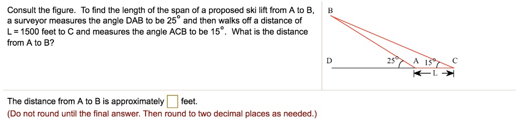 consult the figure to find the length of the span of a proposed ski ...