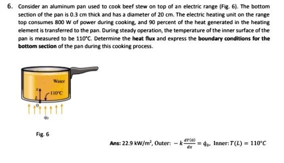 6. Consider an aluminum pan used to cook beef stew on top of an ...