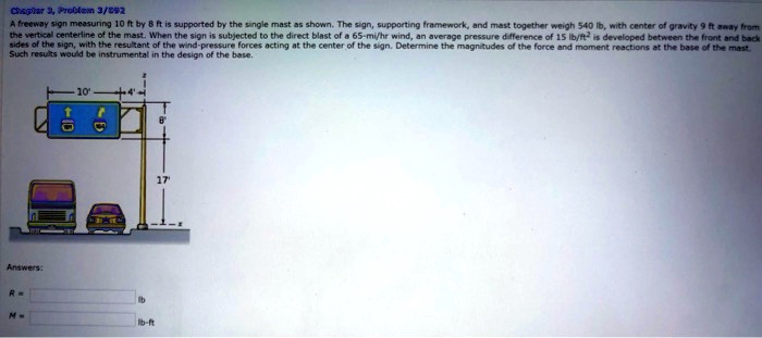 c9597370043093 a freeway sign measuring 10 ft by 8 ft is supported by ...