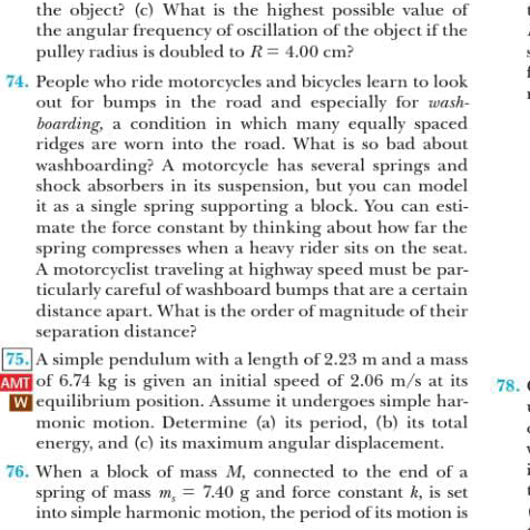 the object? (c) What is the highest possible value of the angular ...