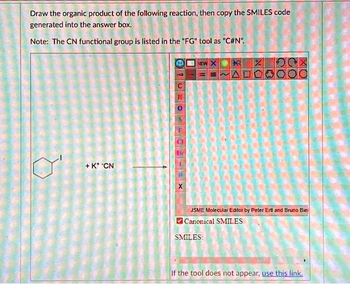 [GET ANSWER] Draw the organic product of the following reaction, then ...