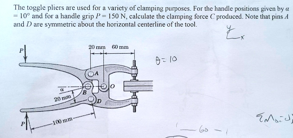 The toggle pliers are used for a variety of clamping purposes. For the ...