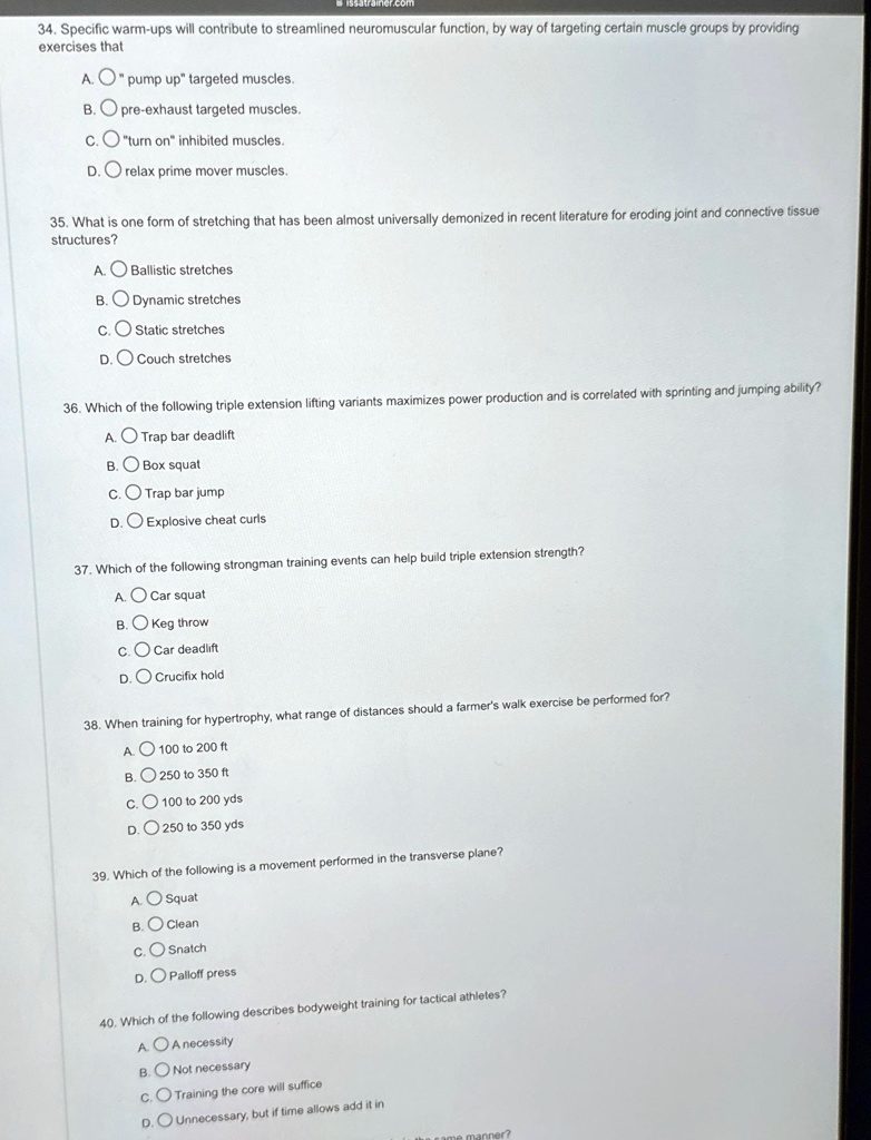 34 specific warm ups will contribute to streamlined neuromuscular ...