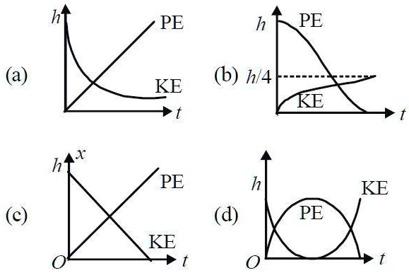SOLVED: A raindrop falling from a height h above ground, attains a near ...