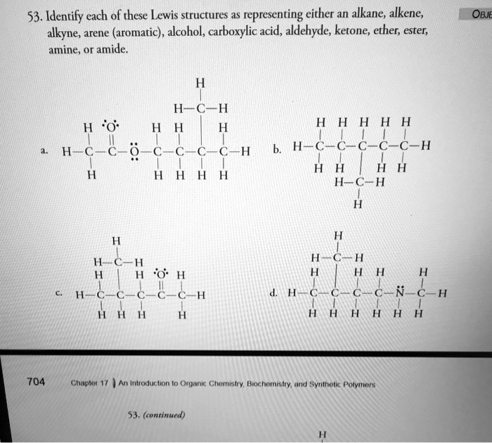 SOLVED: 53. Identify each of these Lewis structures as representing ...