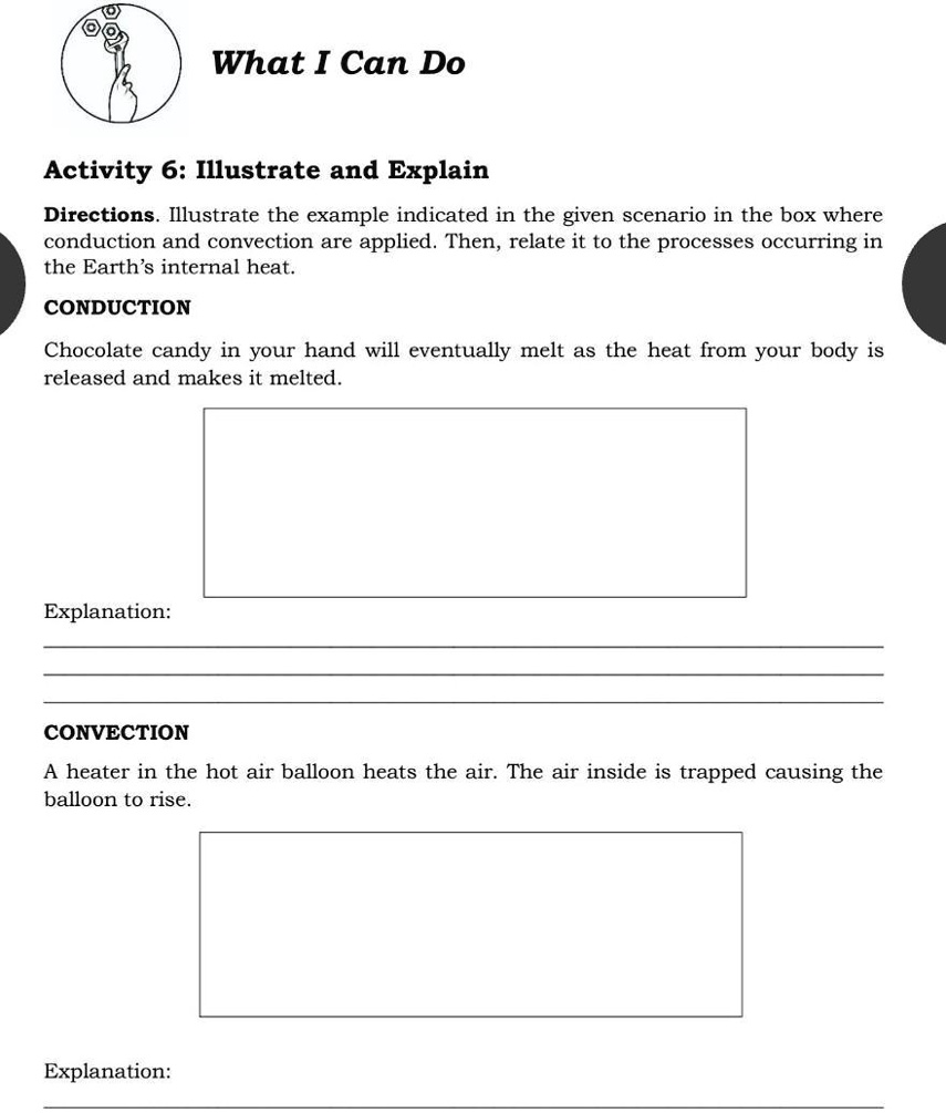 SOLVED: "Sana po magtulungan kami What I Can Do Activity 6: Illustrate ...