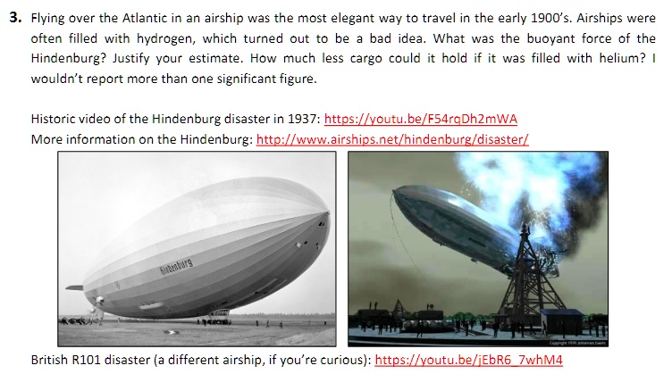 SOLVED: Flying over the Atlantic in an airship was the most elegant way ...
