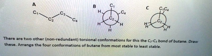 SOLVED: C3 C4 There are two other (non-redundant) torsional ...