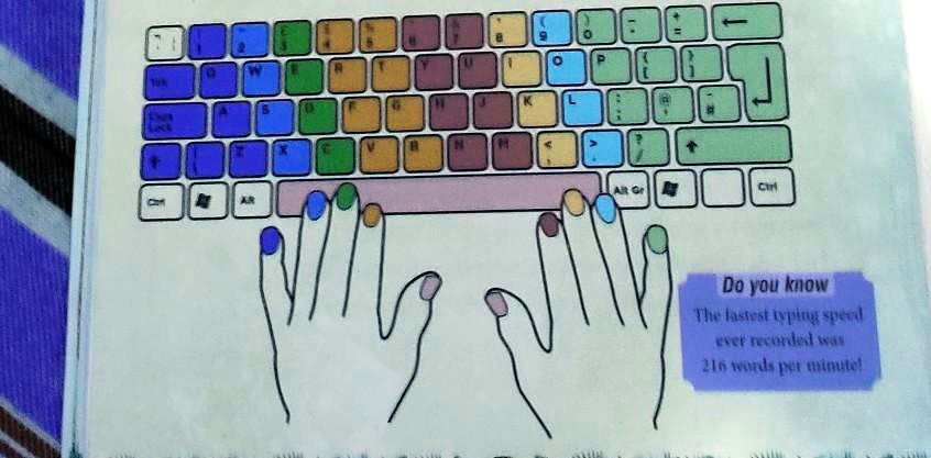 SOLVED: Which letters can you type with the left hand? Which letters ...