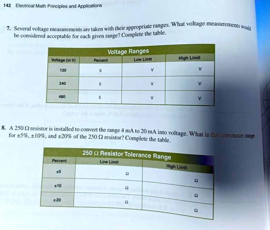 142 Electrical Math Principles and Applications 7. Several voltage ...