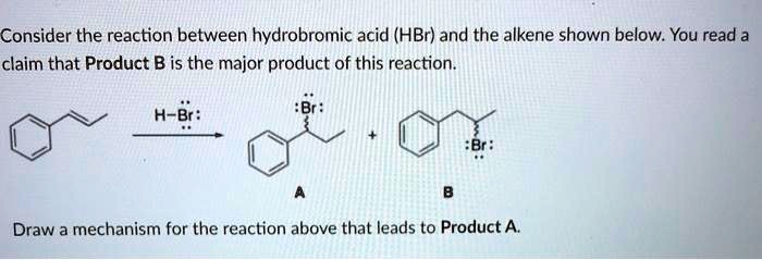 SOLVED: Consider the reaction between hydrobromic acid (HBr) and the ...