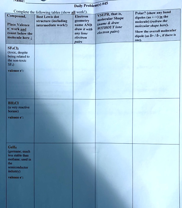Sf4cl2 Lewis Structure