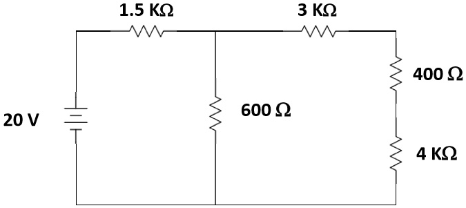 SOLVED: Find the voltage drop between points A and B using two different methods: (30 points) A ...