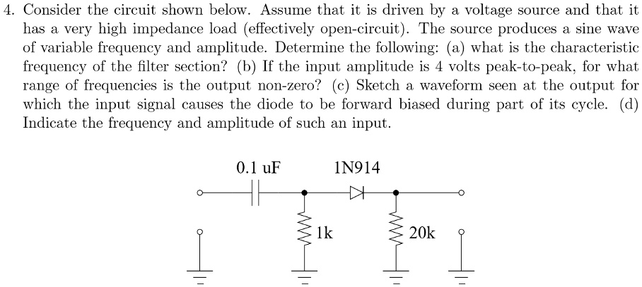 VIDEO solution: 4. Consider the circuit shown below. Assume that it is ...